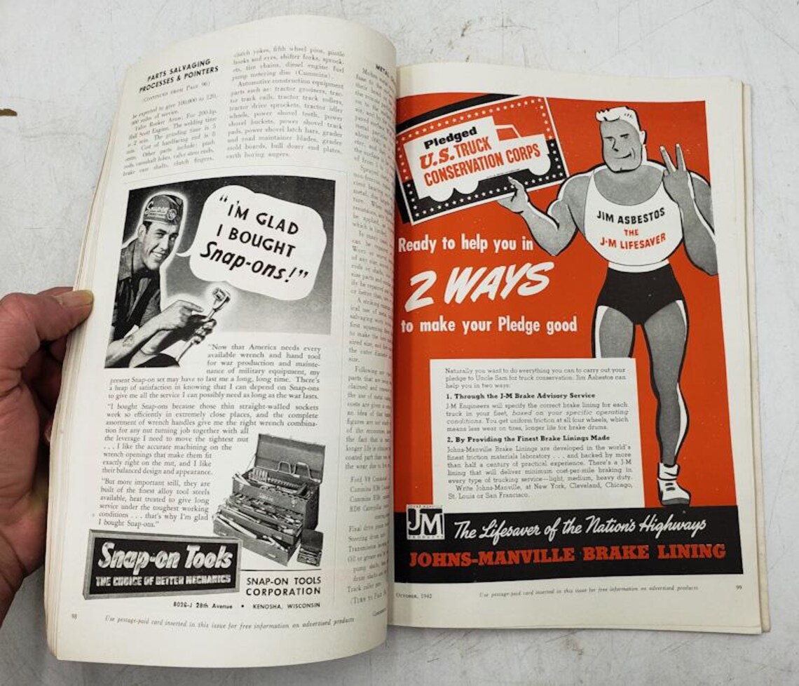 1942 Commercial Car Journal: WWII REO Fleet Issue, Wartime Industry Ads ...