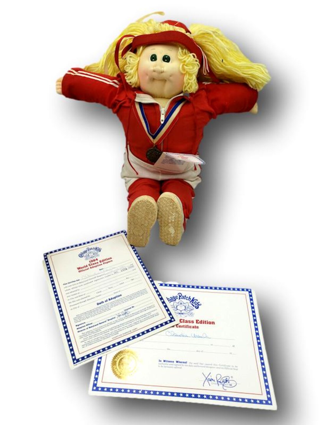 1984 Cabbage Patch Kids World Class Edition - Claudia Ursula - With ...