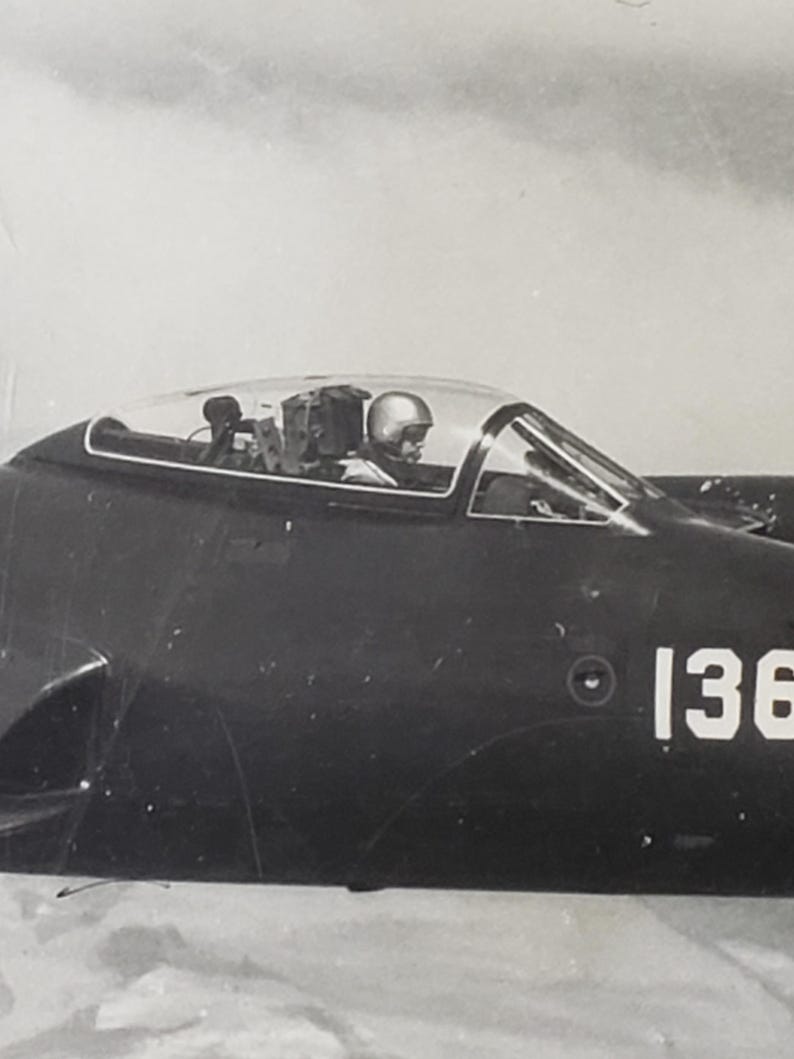 1951 Mcdonnell U.S. Navy Jet Photo | 8x10 Vintage Aviation Press ...