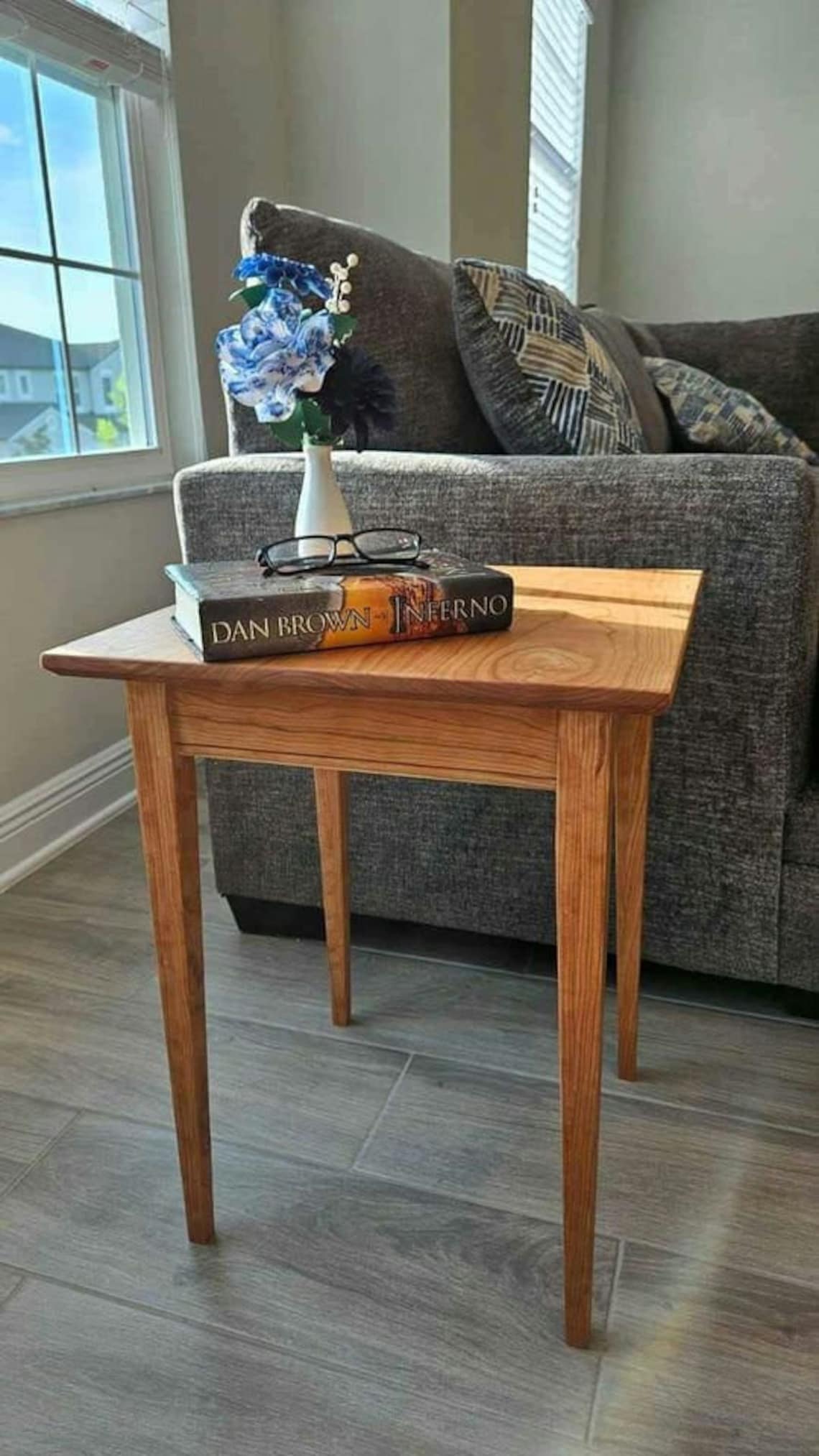 Handmade Cherry End Table, Nightstand, or Side Table Shaker Inspired - Etsy