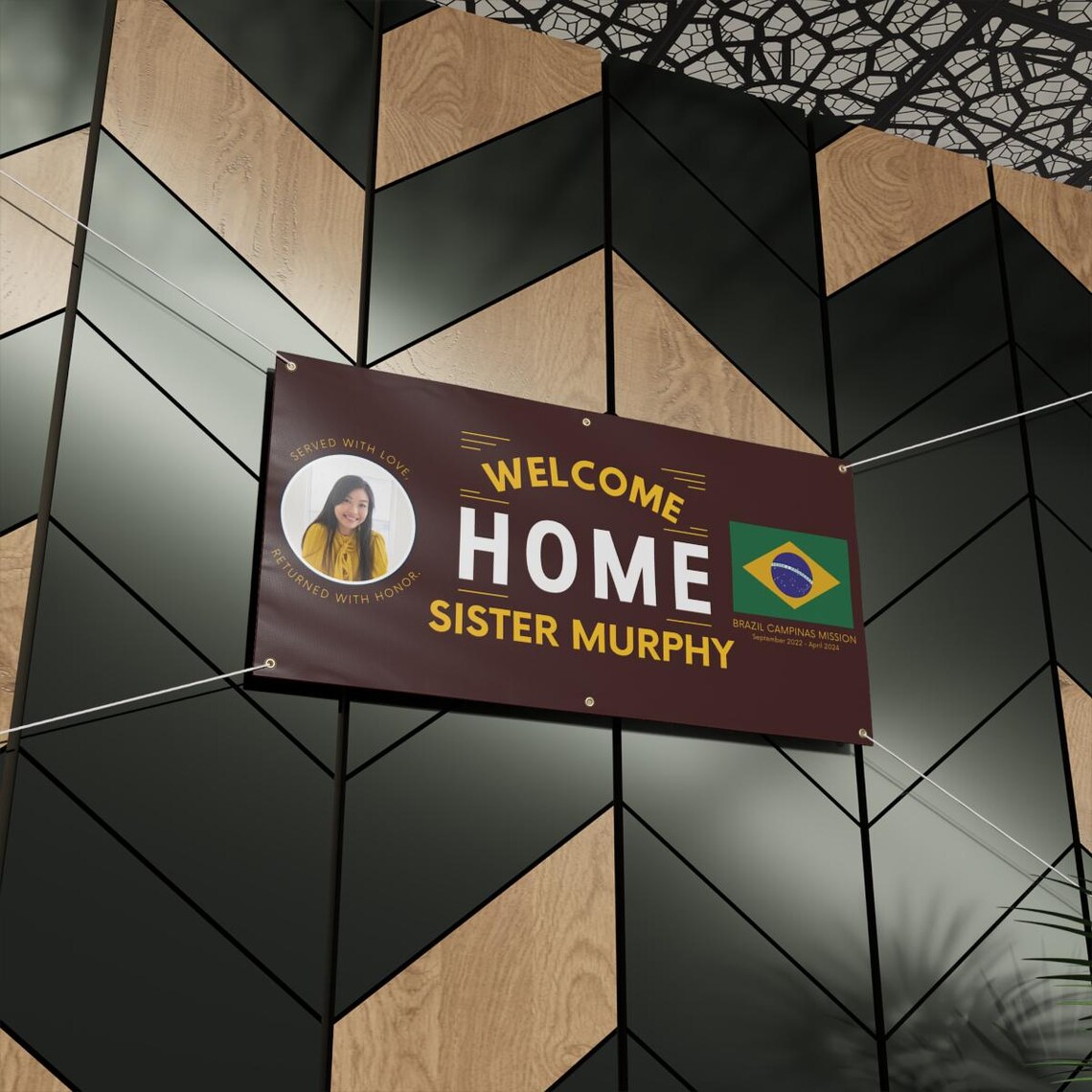 Custom LDS Missionary Welcome Home Banner (digital Download) - Etsy