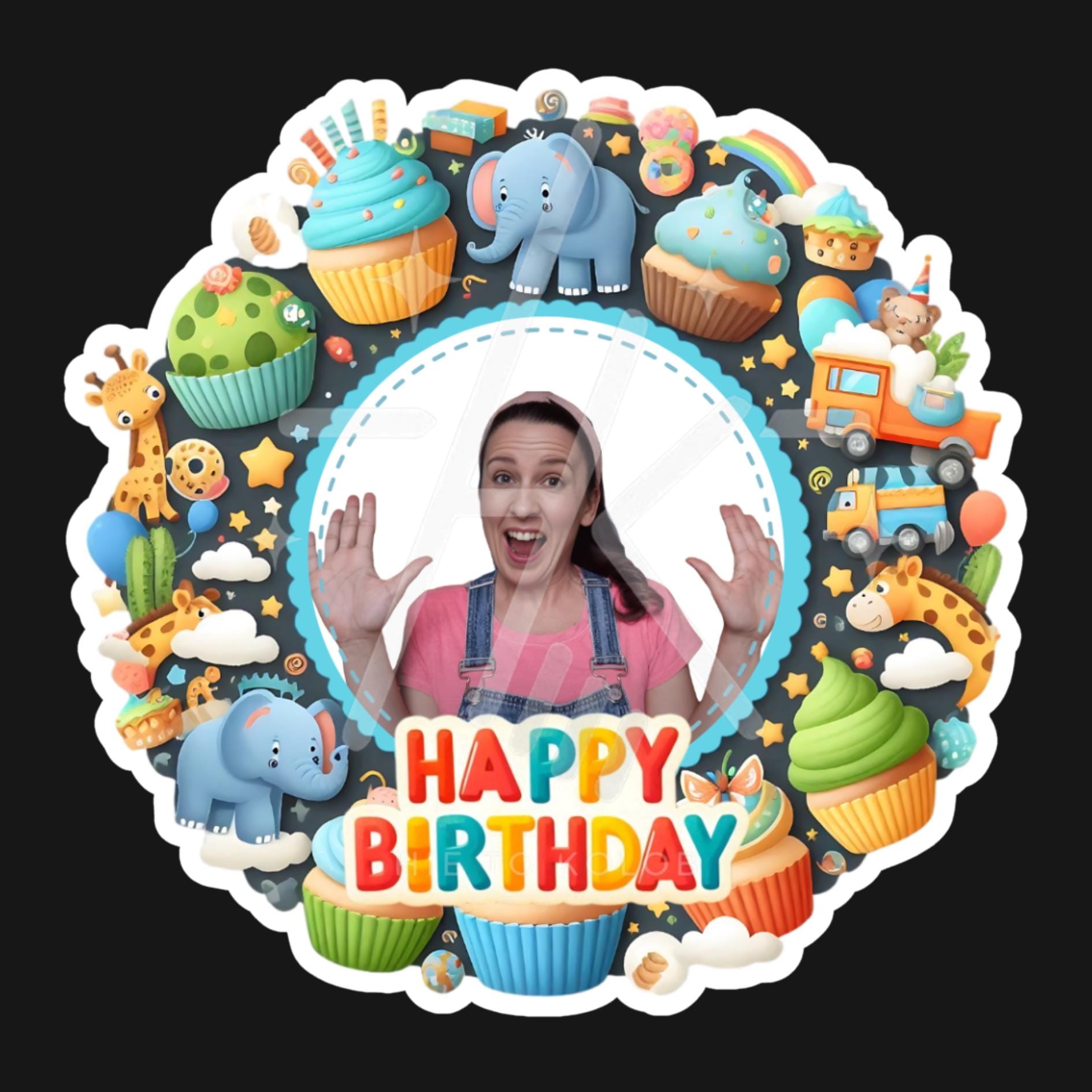 Ms Rachel Cupcake Toppers Birthday Party, Safari Ms Rachel Themed ...