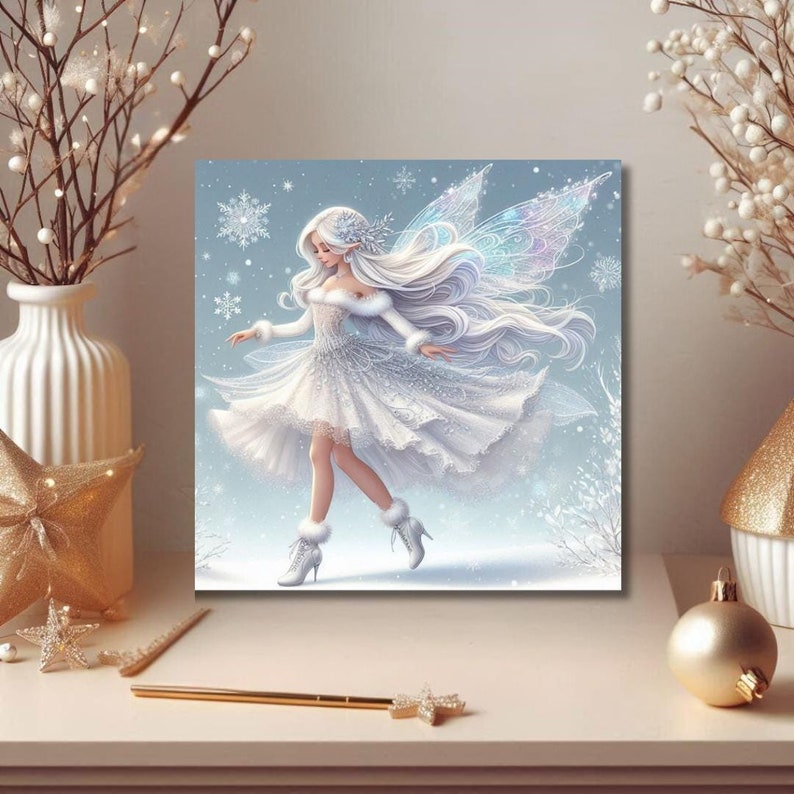 Magical Snow Fairy Clipart Whimsical Winter Art 21 Christmas Cliparts ...