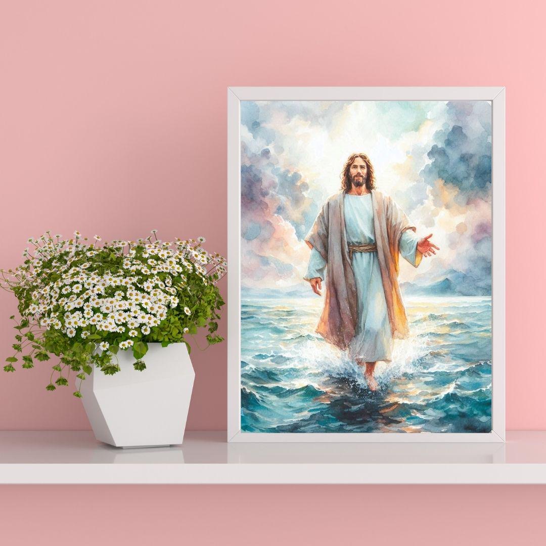 LDS Youth Theme 2025 | Jesus Christ Digital Poster, Look Unto Christ ...