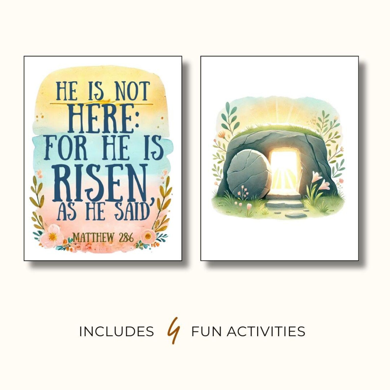 LDS Primary Easter Egg Activity, 4 Fun Activities for Primary Children ...