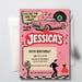 Grease Birthday Invitation | Retro Rock and Roll Party Invite, Grease ...