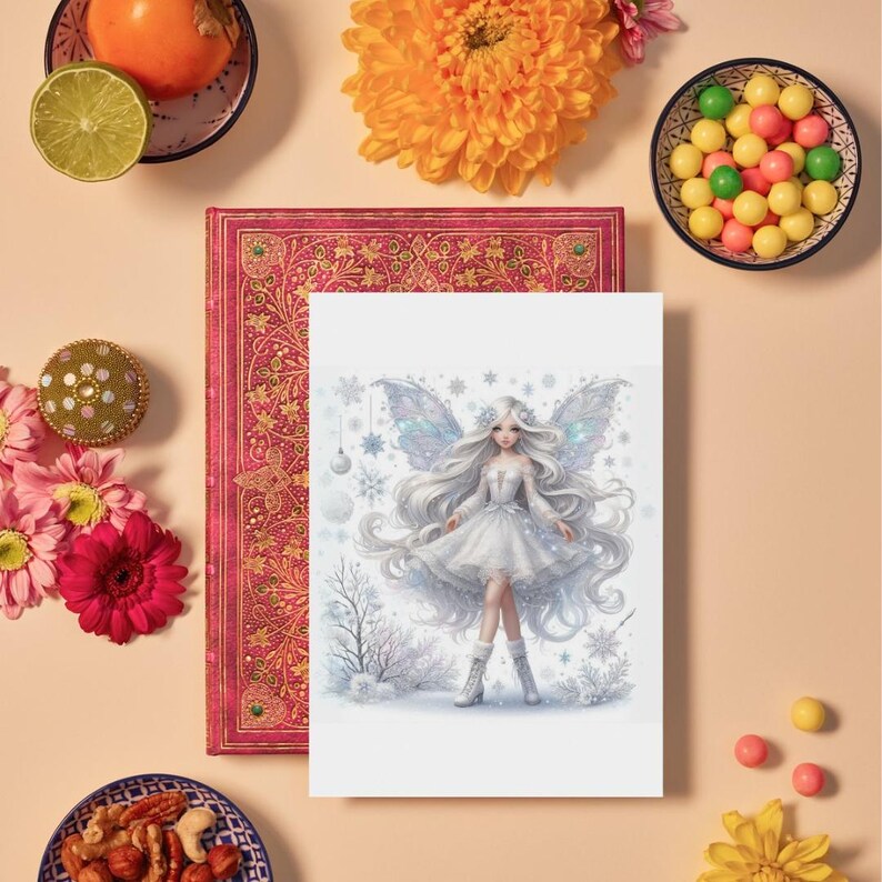 Magical Snow Fairy Clipart Whimsical Winter Art 21 Christmas Cliparts ...