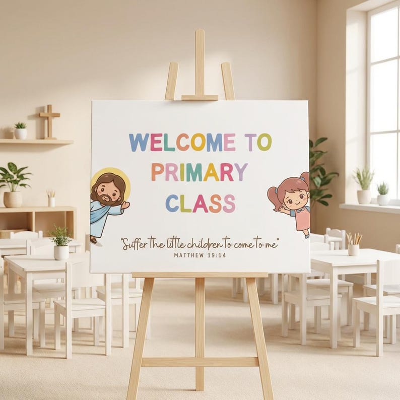 Welcome to Primary Class Printable | LDS Primary Classroom Decor ...