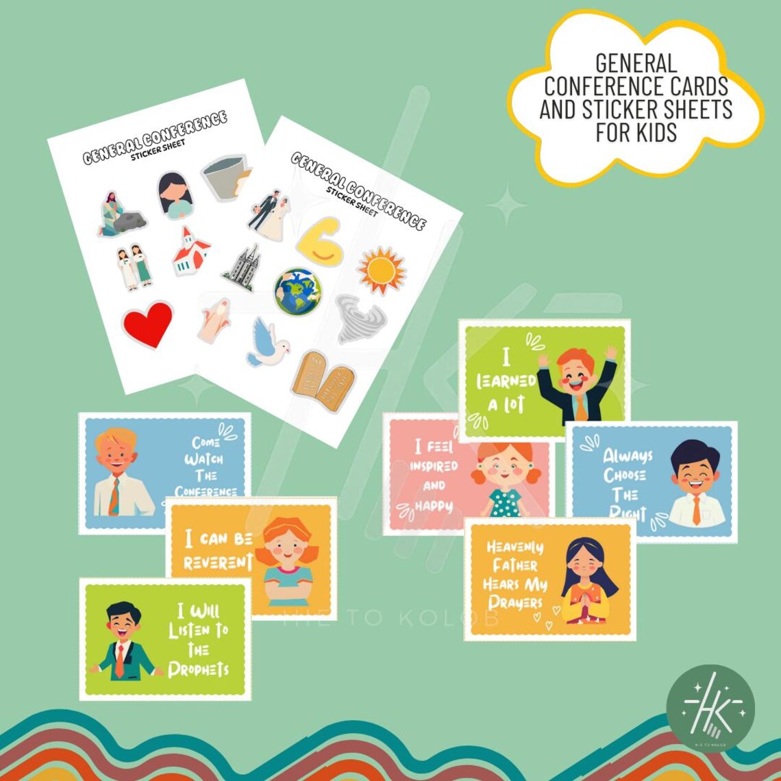 LDS General Conference Family Activity Packet, General Conference Kids ...