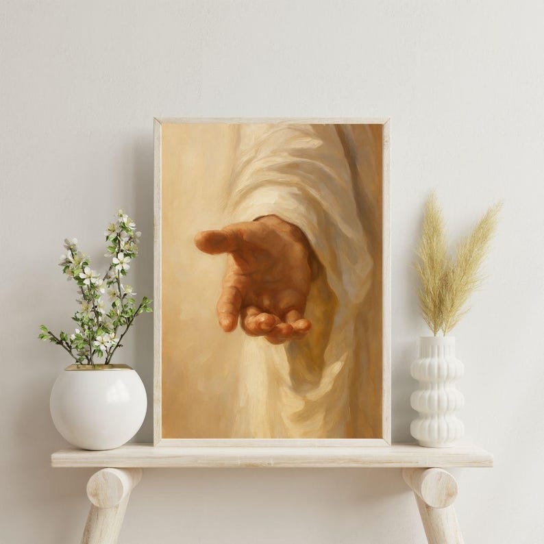 Walk With Me | Jesus Christ Outstretched Hand, Come Unto Me ...