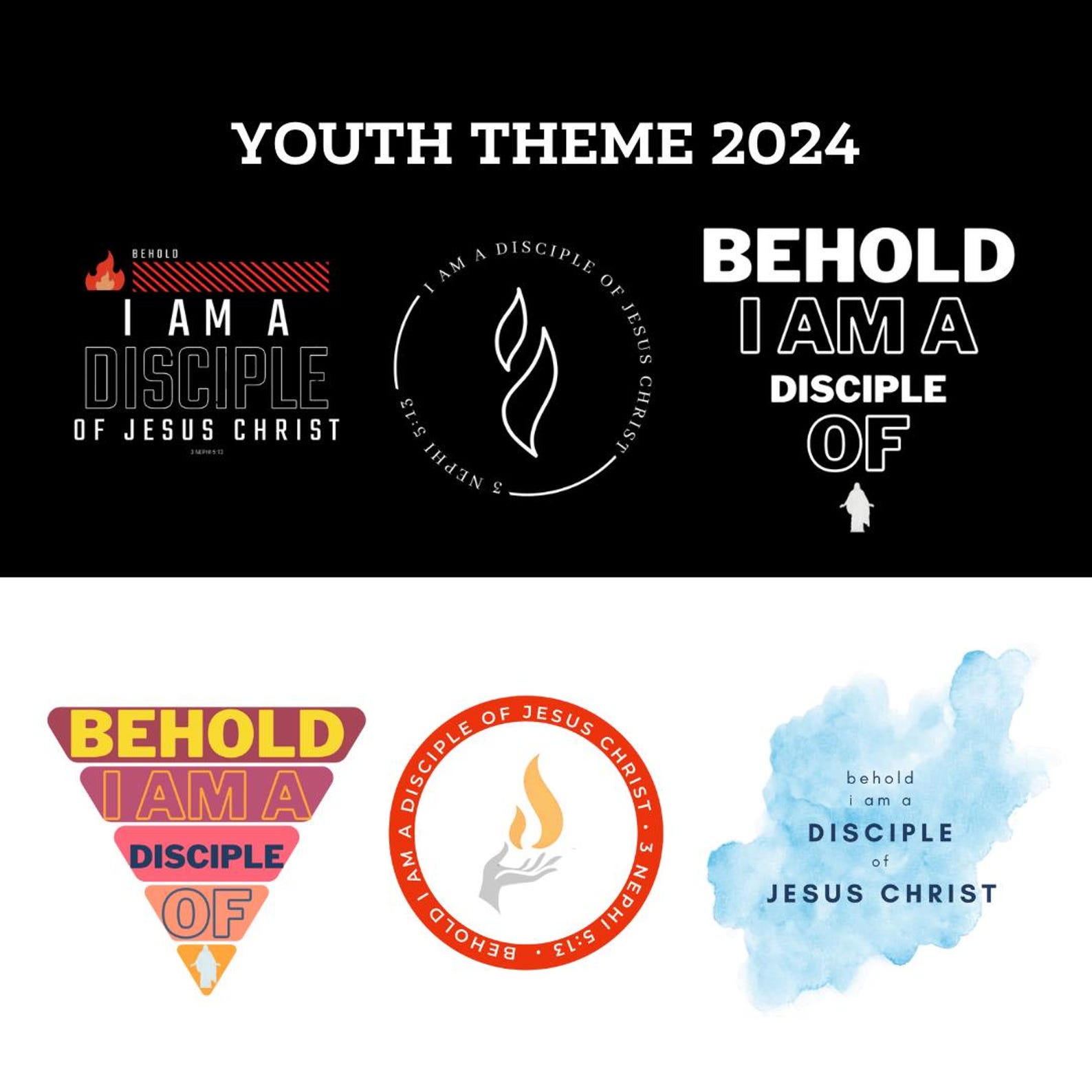 LDS Youth Theme 2024 Logo Svgs & Pngs / I Am a Disciple of Jesus Christ ...