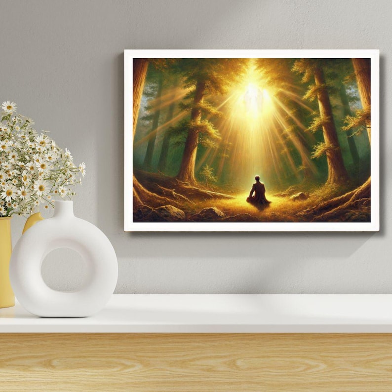 The First Vision | LDS Joseph Smith First Vision Painting, the ...