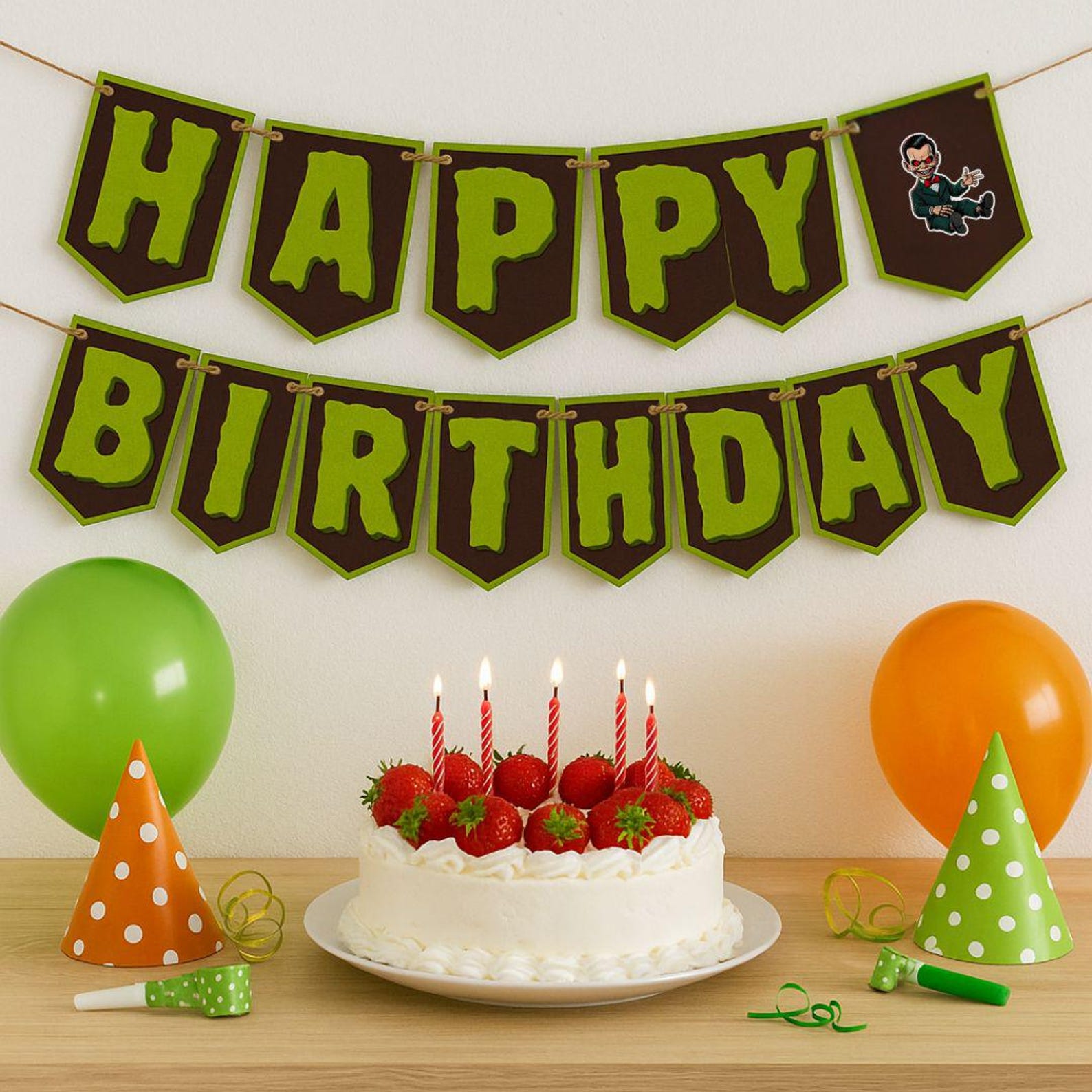 Goosebumps Birthday Banner Printable | Horror Party Decoration ...