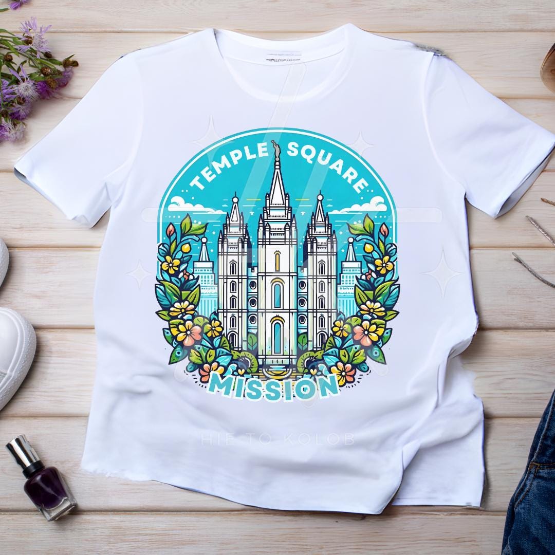 LDS Salt Lake Temple Shirt, Temple Square Mission Shirt, Gift for ...