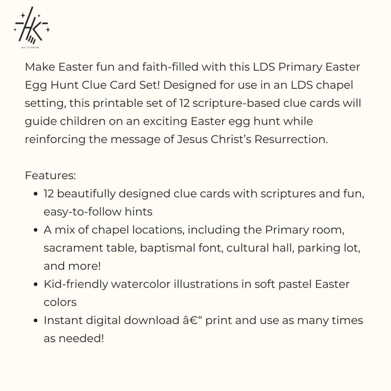 Easter Egg Hunt Clues | LDS Primary Easter Egg Scavenger Hunt, He is ...