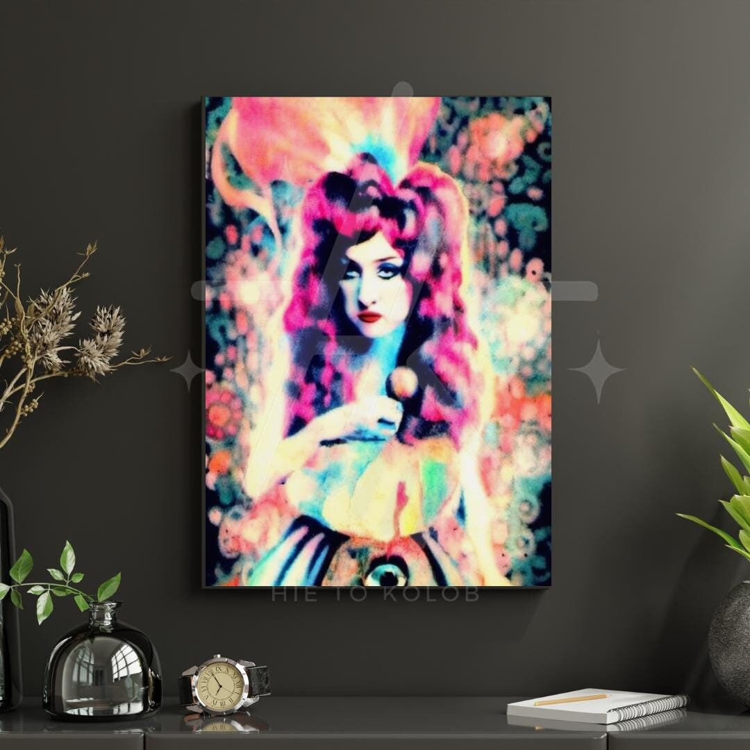 Psychedelic Chappell Roan Digital Art, LGBTQ Inspo, Femininomenon, Pink ...