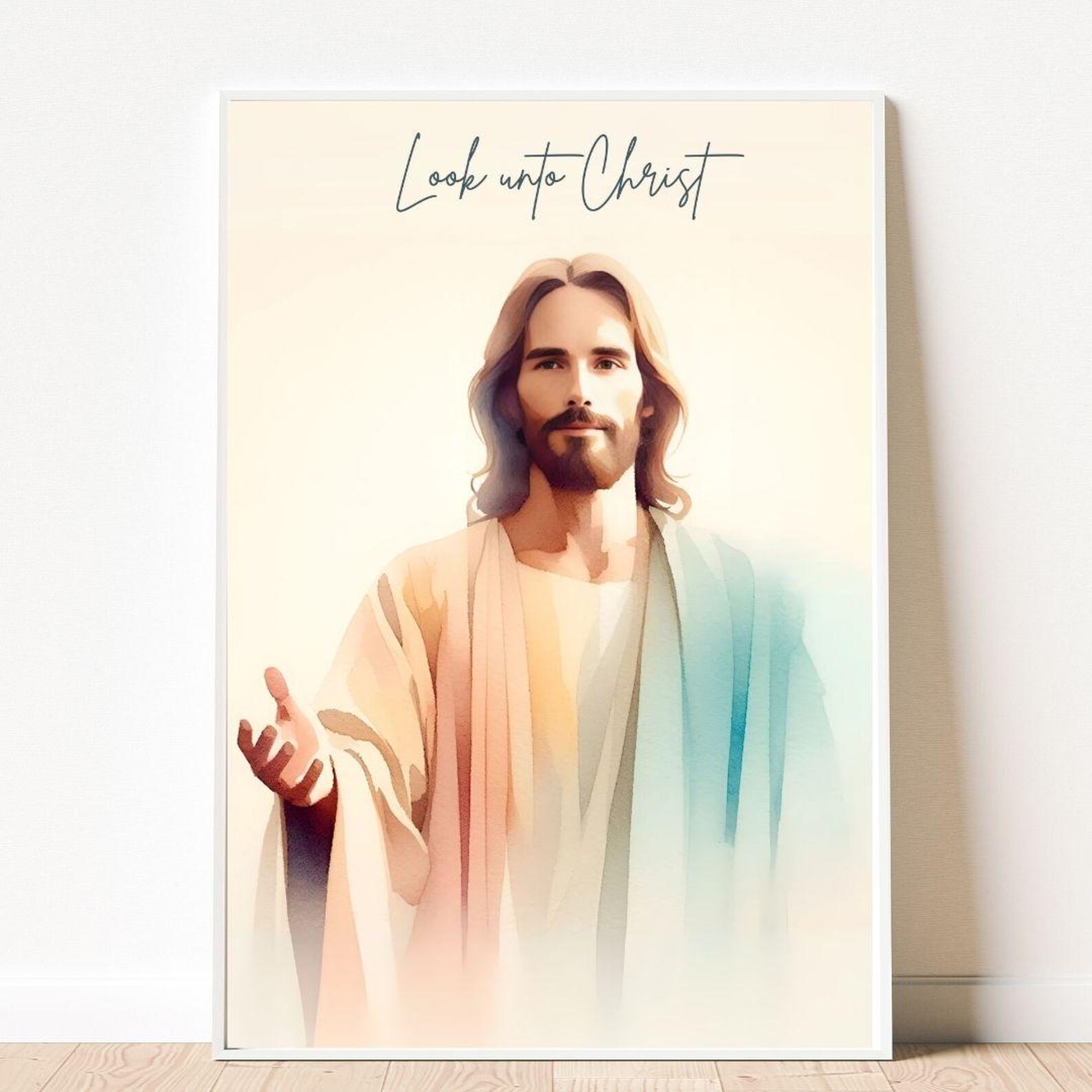 LDS Youth Theme 2025 | Look Unto Christ, Jesus Christ Digital Art, LDS ...
