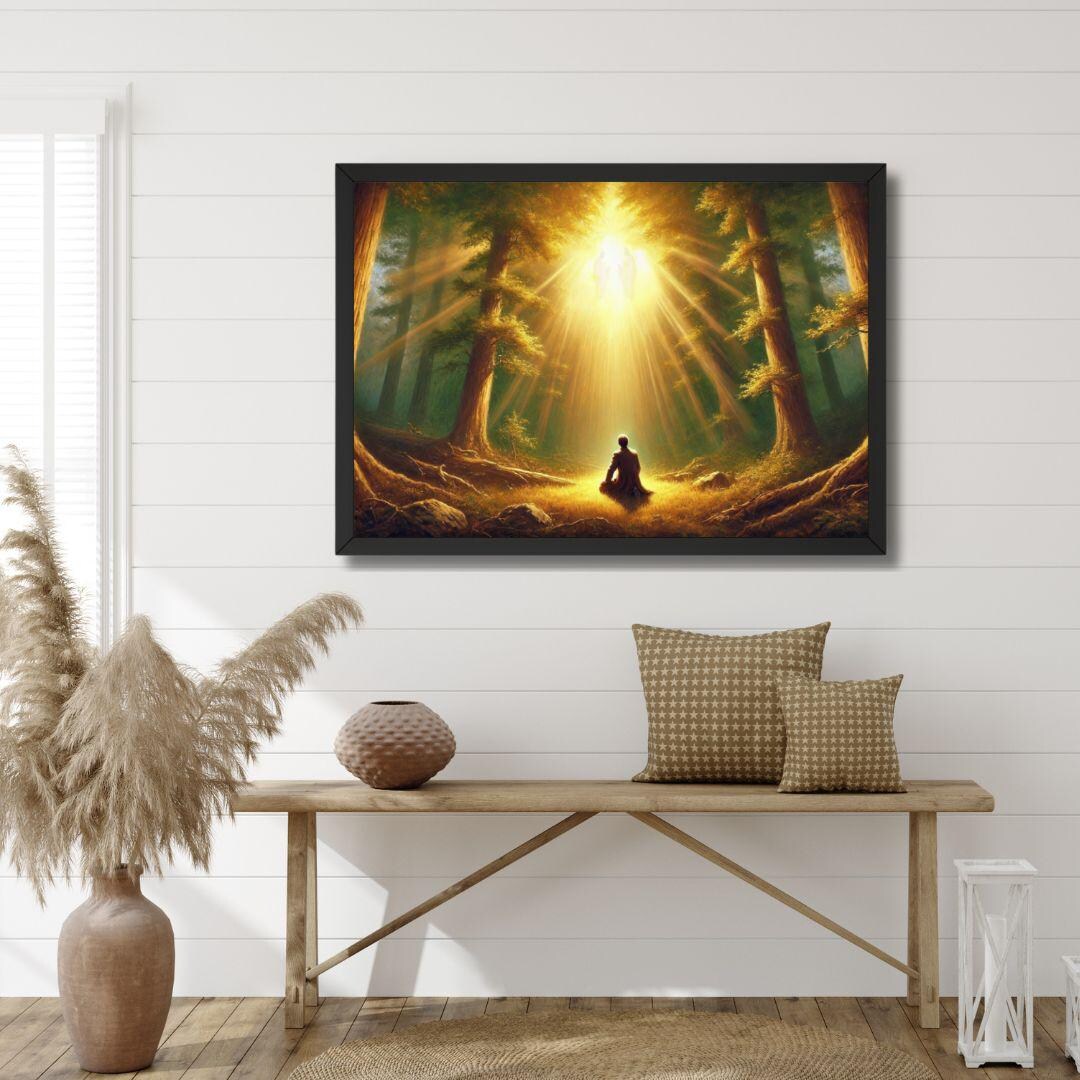 The First Vision | LDS Joseph Smith First Vision Painting, the ...