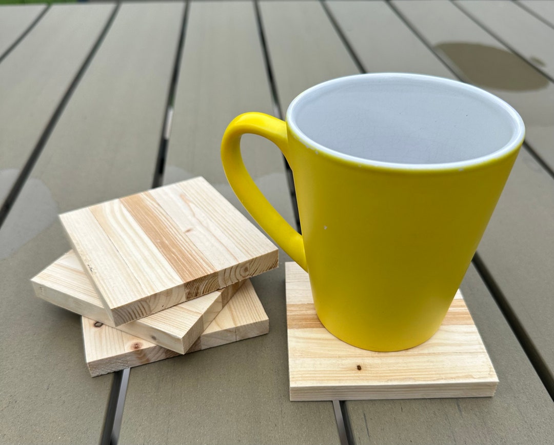 Butcher Block Coasters - Etsy