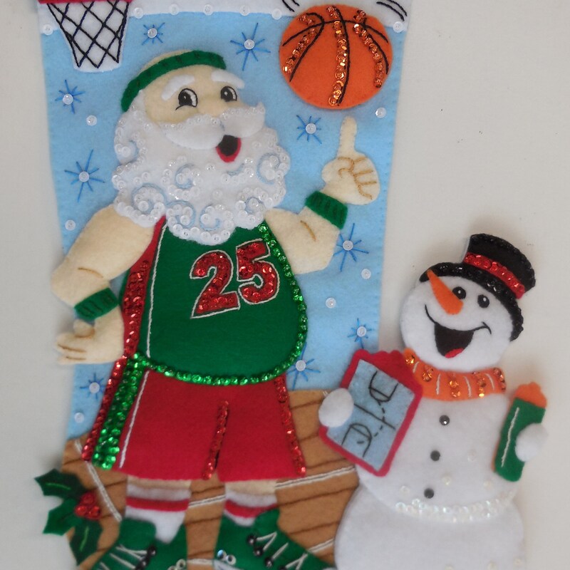 Basketball Stocking - Etsy