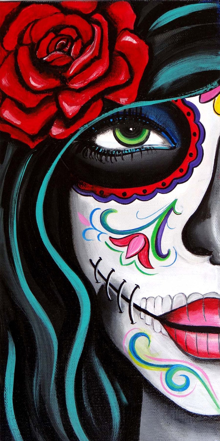 Day Of The Dead Painting