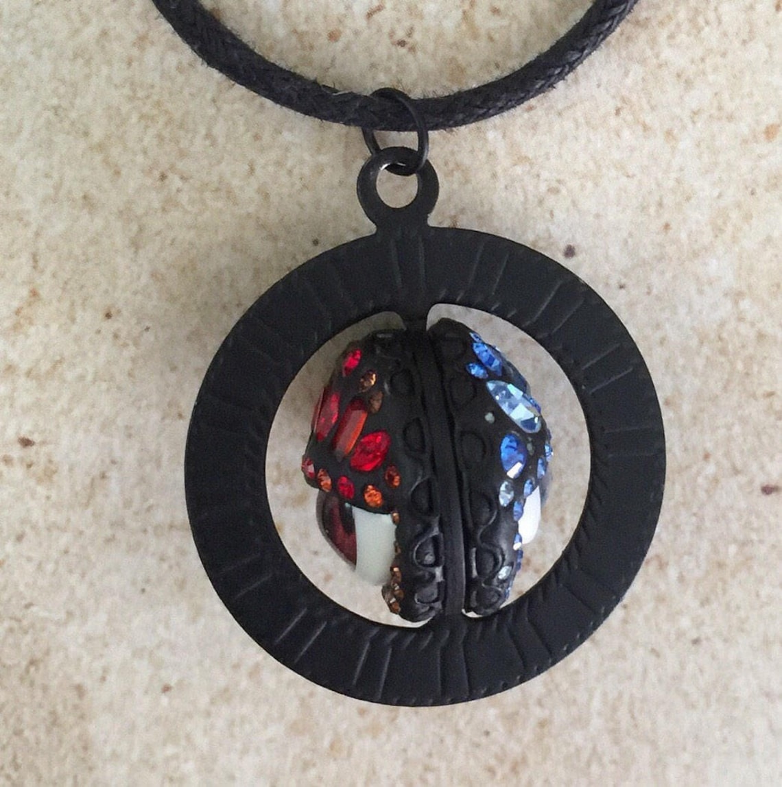 Custom Spinning Eye Pendant - Choose Color & Finish - Blue, Green ...