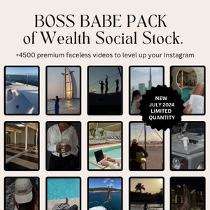 BOSS BABE PACK: 4500 Premium Aesthetic Faceless Videos Bundle for ...