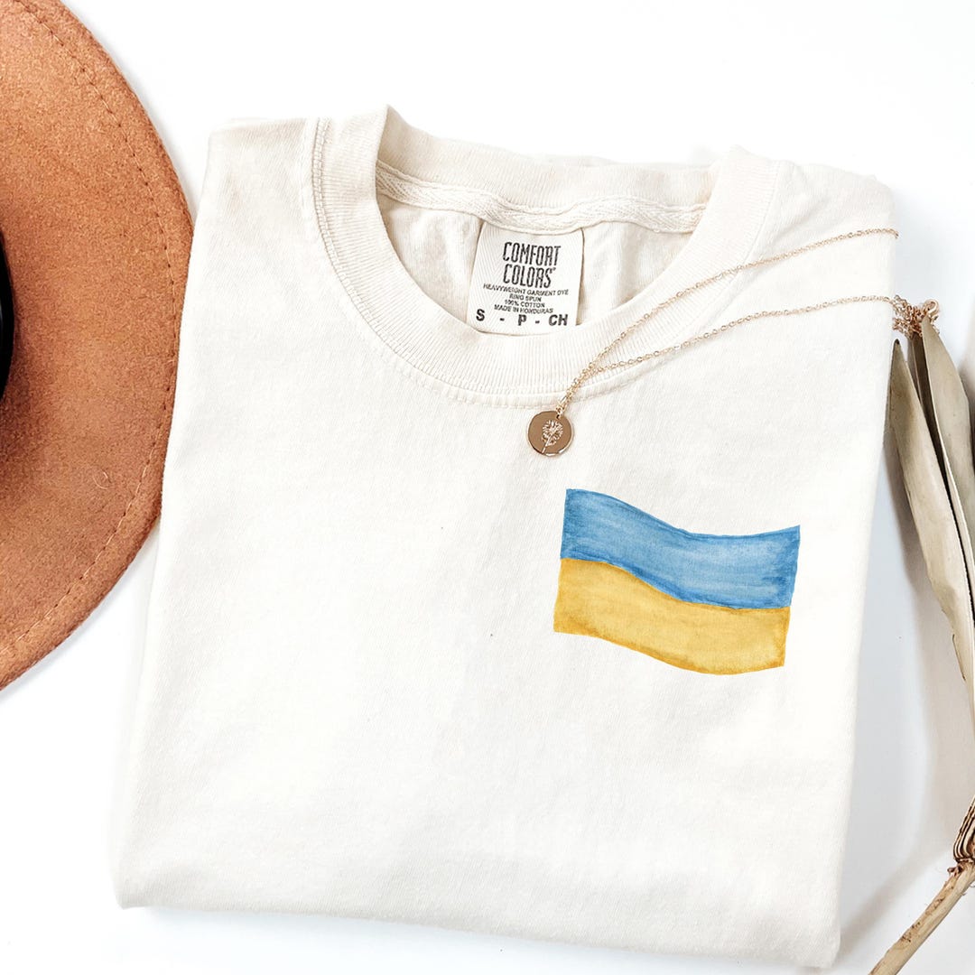 Ukraine Flag T-shirt, Proud Ukrainian Shirt, Ukrainian Patriotic Shirt ...