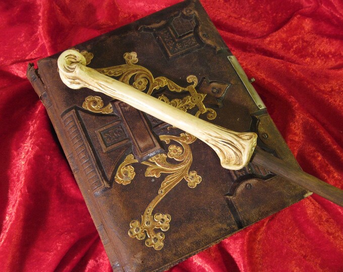 Long Bone-hilted Wand 19'' Prop Magic Wand for Adult Witch or Wizard ...