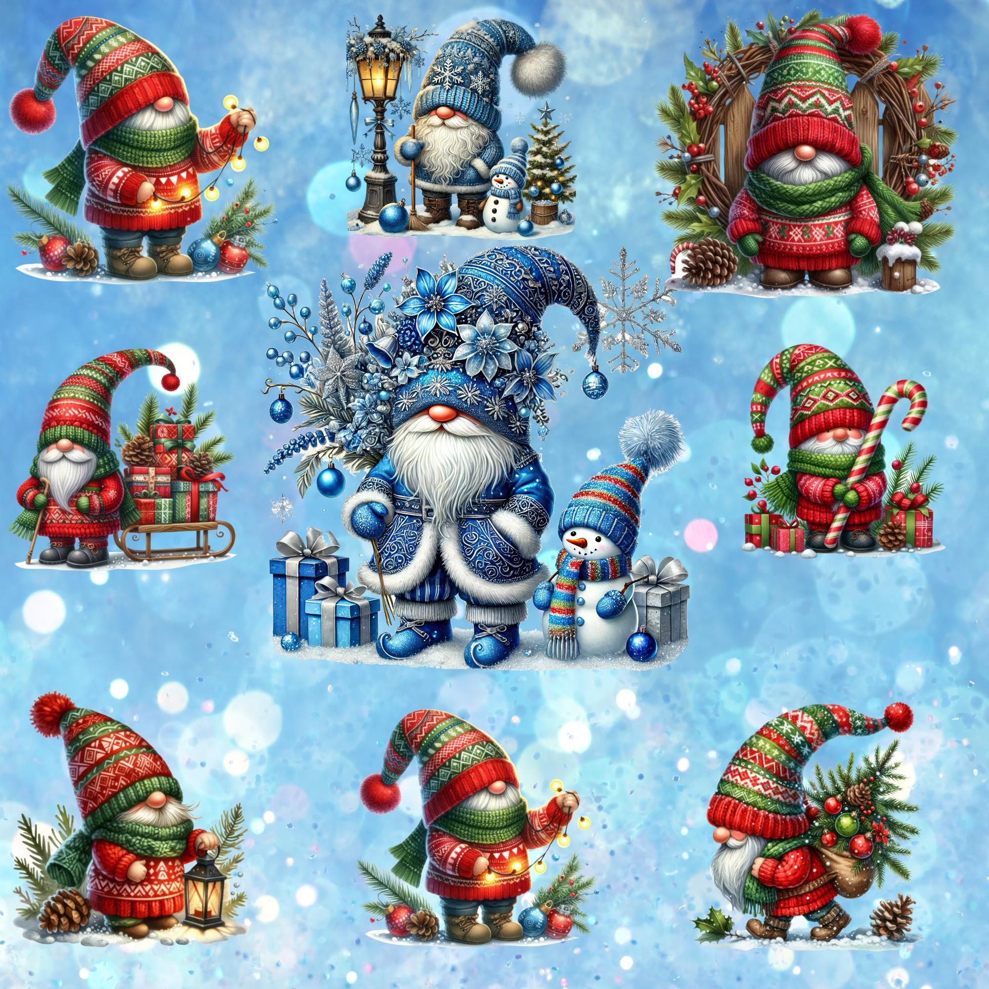 Santa Clipart | Festive Santa Clipart Bundle 01 | 40 High-quality ...