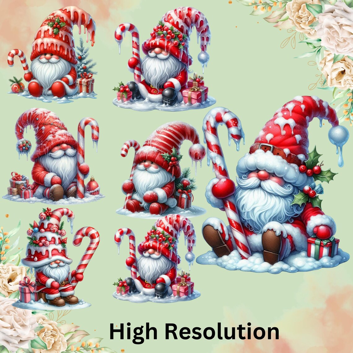 Santa Png Watercolor Christmas Clipart Christmas Santa Clipart Santa ...
