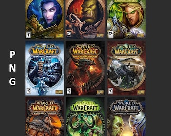 World of Warcraft Expansion Logos | .SVG & .PNG | Vector Digital ...