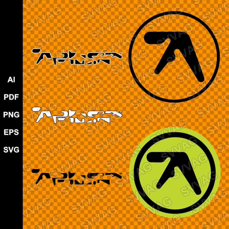 Aphex Twin Clip Art Vector Pack | Svg, Ai, Png, Eps, Pdf, Digital ...
