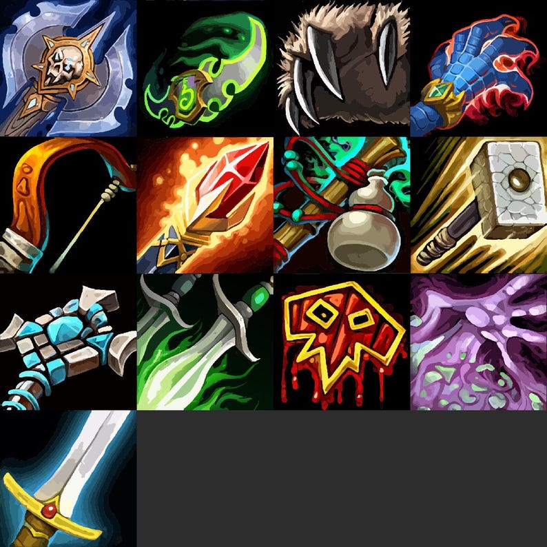 World of Warcraft HD & Minimalist Class Icons | Class Colored Frames ...