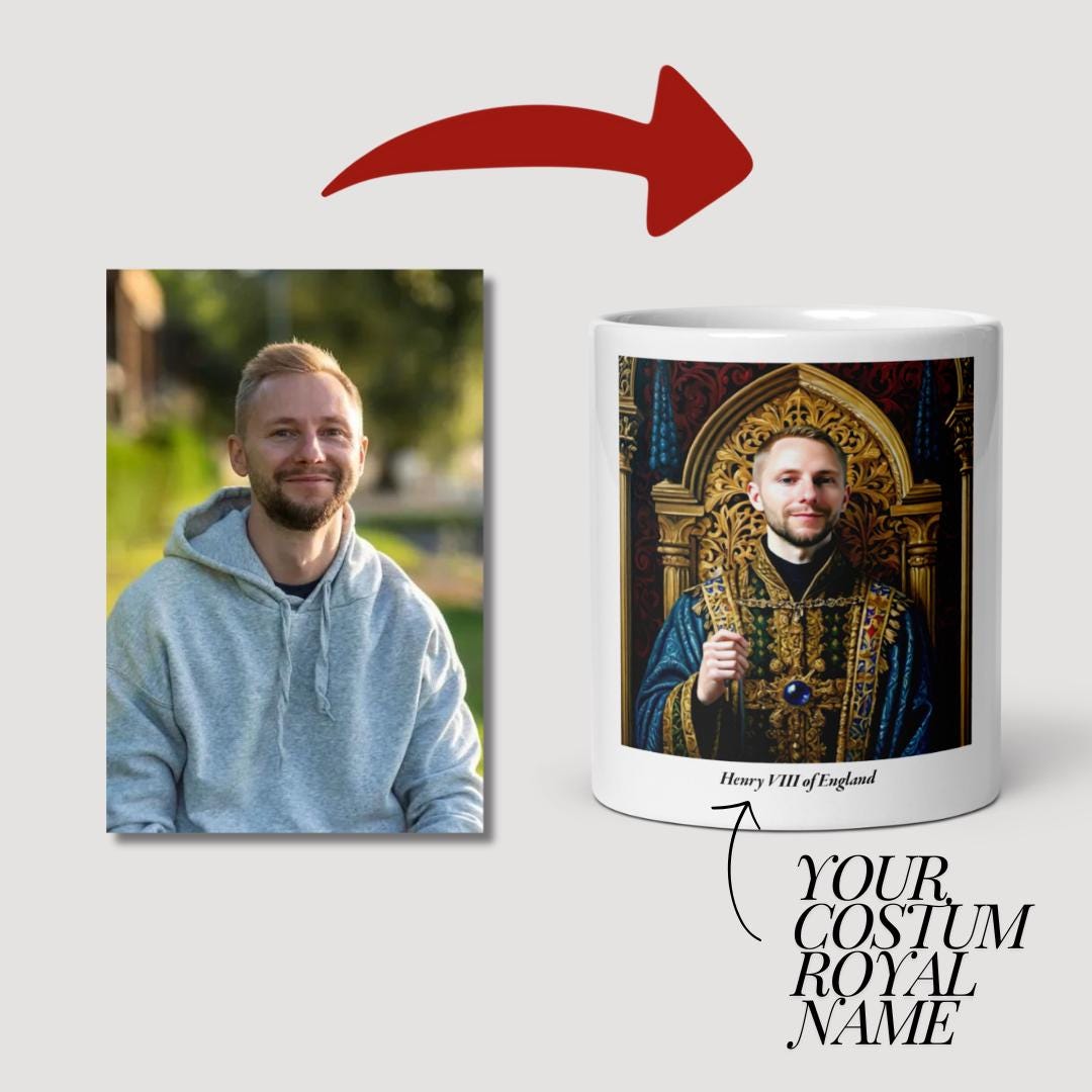 Royal Renaissance Mug: Transform Your Loved One Into a Majestic King or ...