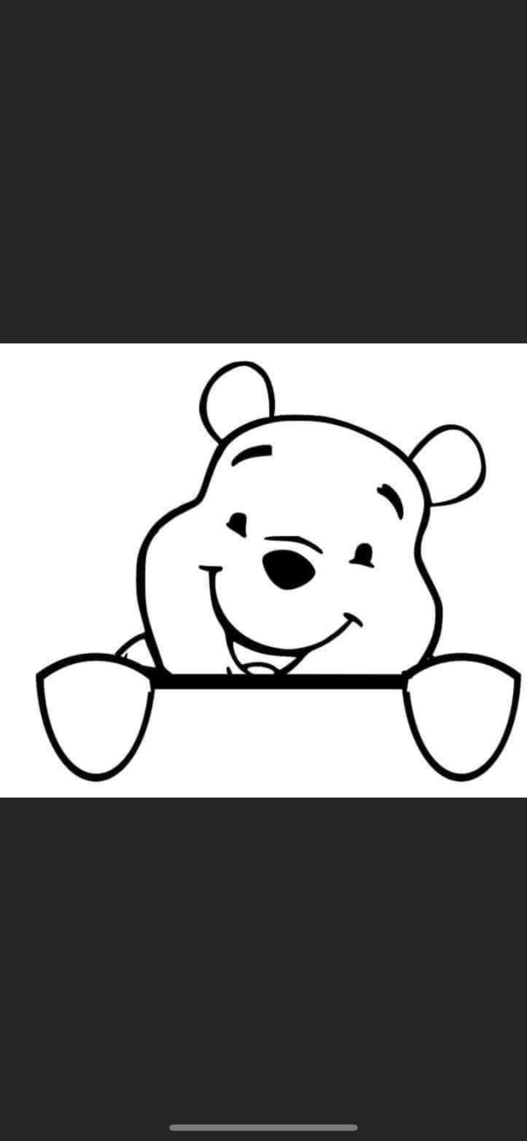Disney Winnie the Pooh Peeking Decal - Disney Pooh Decal - Disney ...
