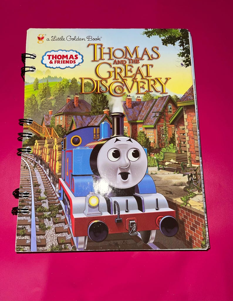 Thomas & Friends Notebook – Upcycled Book With Pen - Etsy