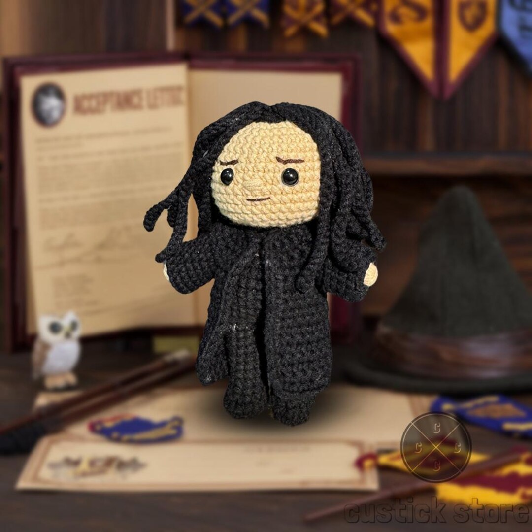 Snape Professor Witch Crochet ,witch and Wizard Doll,harry Crochet,hp ...