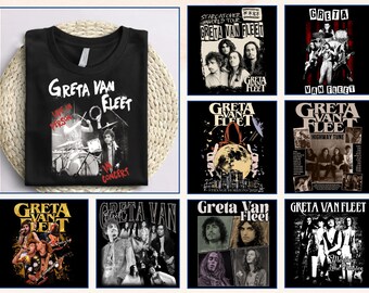 Bundle Greta Van Fleet Png, Greta Van Fleet Shirt Design, Greta Van ...