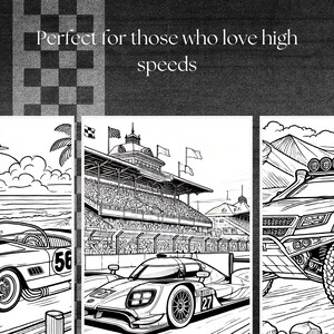Printable Race Car Coloring Pages for Children Racing Car Coloring Book ...