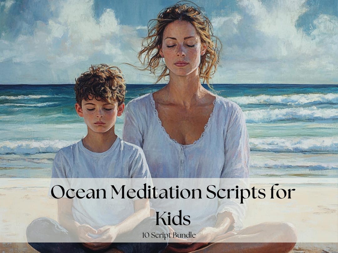 Ocean-themed Meditation Scripts for Kids 10 Guided Mindfulness Journeys ...