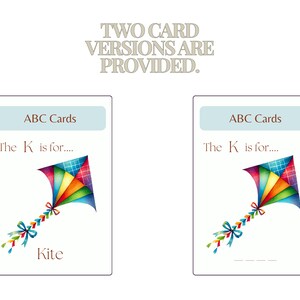 ABC Flashcard for Children Digital Flashcard Cards for Kids Educational ...