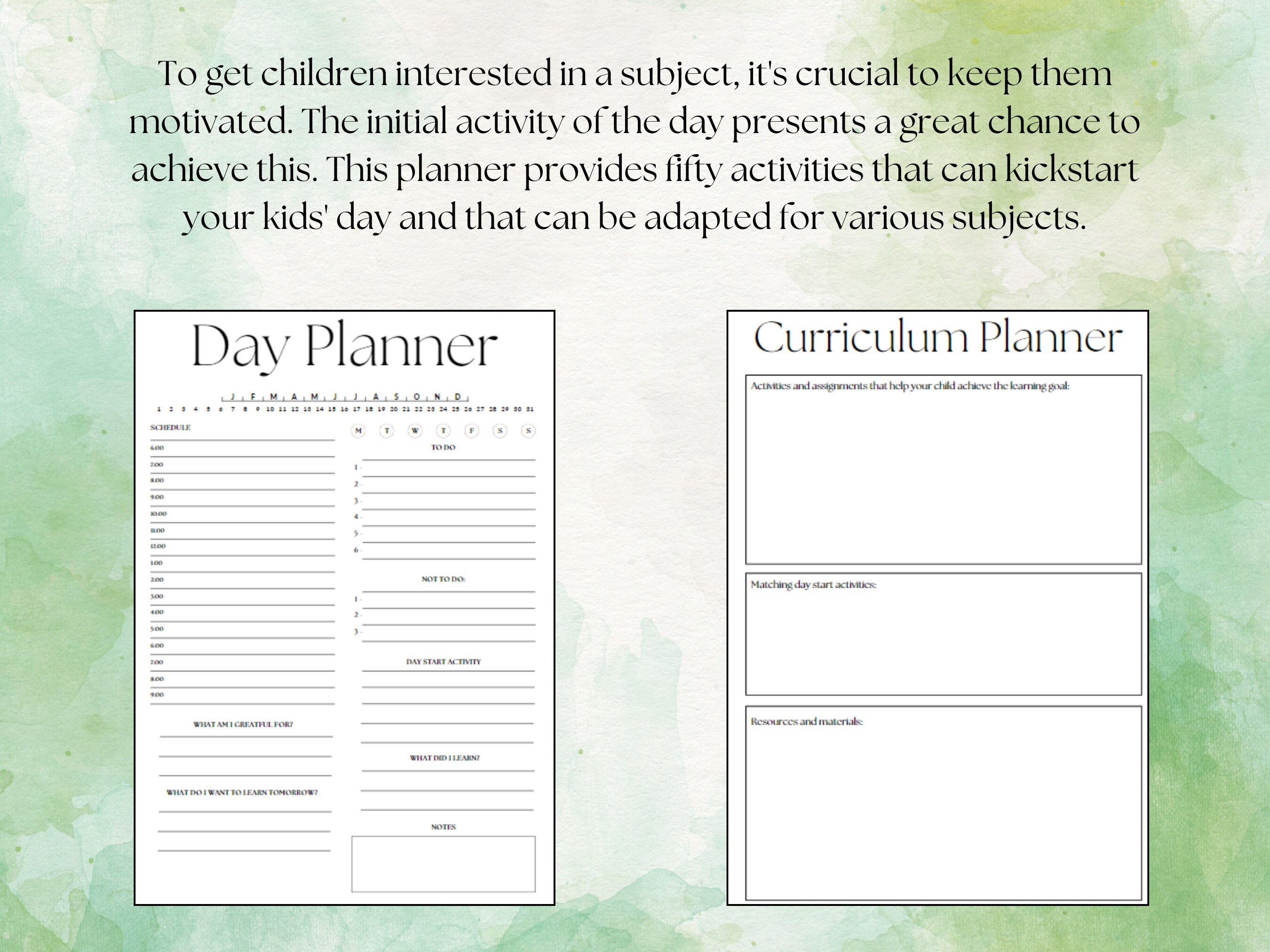 Printable Ultimate Editable Homeschool Planner Structured Support for ...