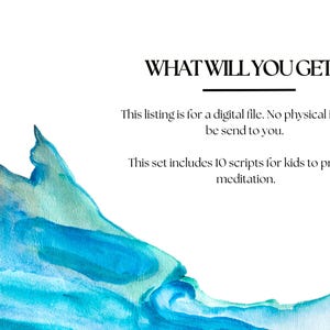 Ocean-themed Meditation Scripts for Kids 10 Guided Mindfulness Journeys ...
