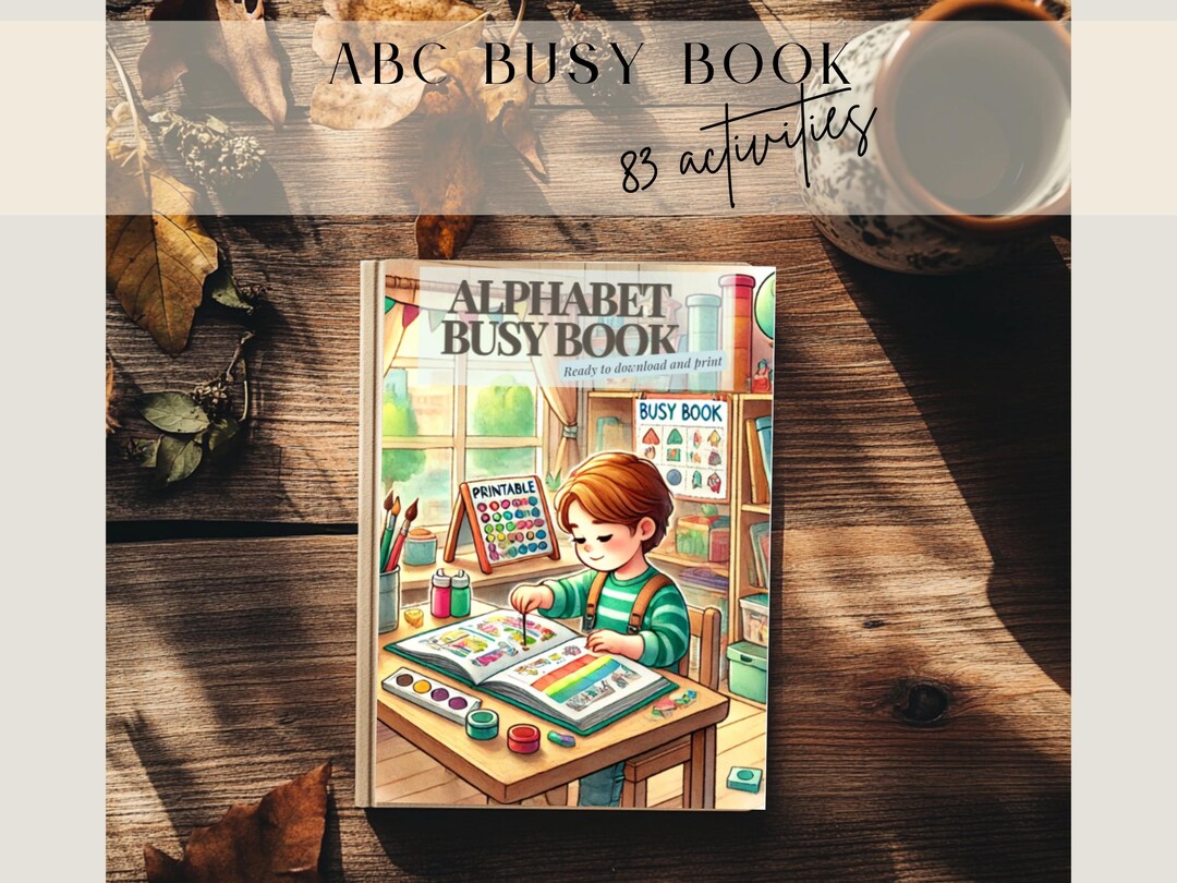 ABC Busy Book for Kindergartners Engaging Alphabet Activities for Kids ...