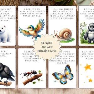 Affirmation Card Nature Inspired for Kids Encourage Positive Thinking ...