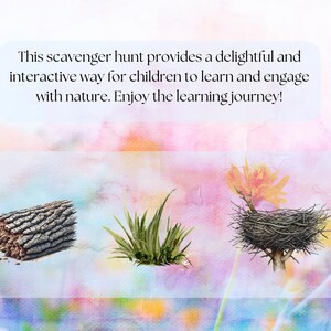 Nature Scavenger Hunt for Kids Outdoor Educational Activity Printable ...