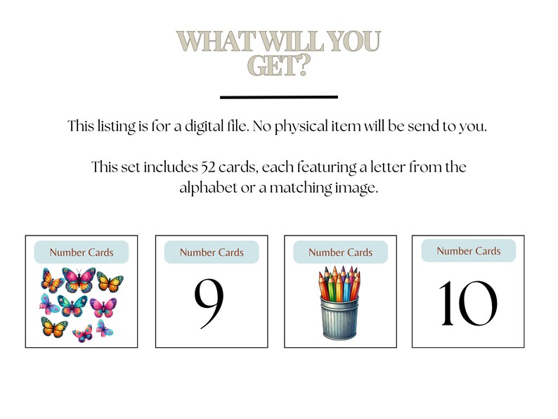 Numbers Memory Game for Kids Educational Activity Matching Game for ...