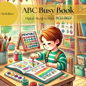ABC Busy Book for Kindergartners Engaging Alphabet Activities for Kids ...