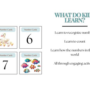 Numbers Memory Game for Kids Educational Activity Matching Game for ...